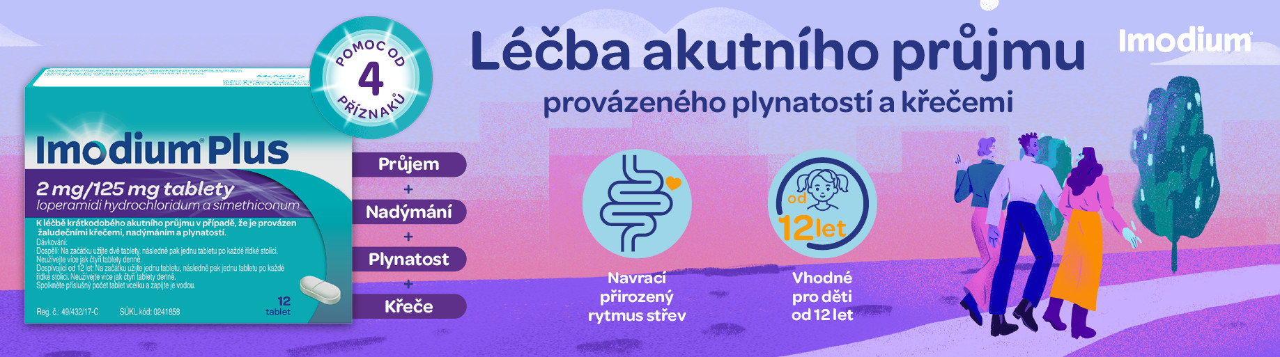 IMODIUM® Plus 2 mg/125 mg tablety - Lékárna.cz