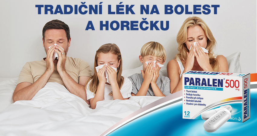 PARALEN 500 mg 12 tablet - Lékárna.cz