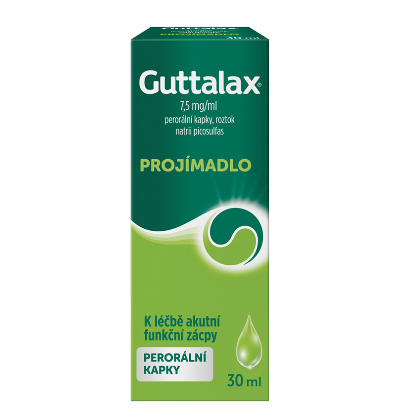 GUTTALAX 7.5mg/ml Projímadlo kapky, roztok 30 ml - Lékárna.cz