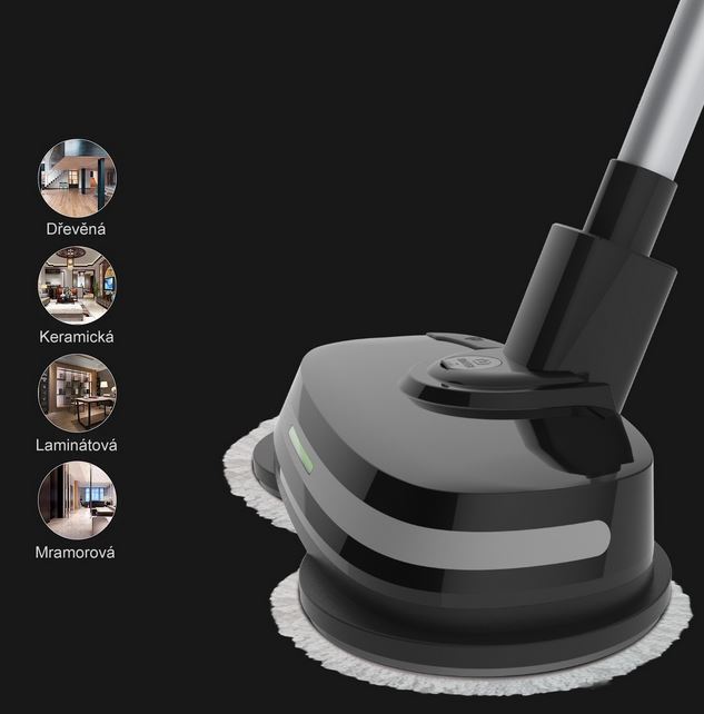 MAMIBOT Mopa 580 multifunkční akumulátorový elektrický mop, Barva: Bílá - Lékárna.cz