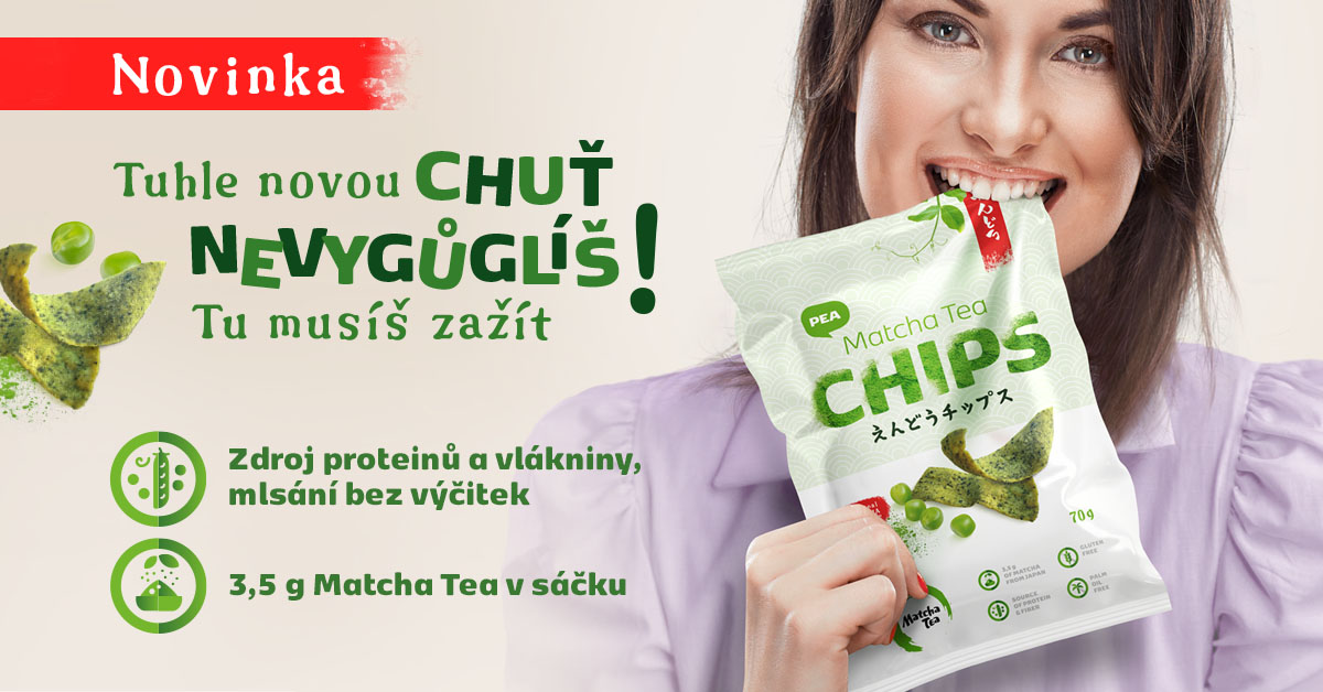 MATCHA TEA Chips hrachové 70 g - Lékárna.cz