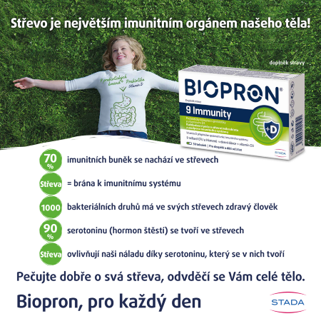 BIOPRON 9 Immunity s vitaminem D3 30 tobolek - Lékárna.cz