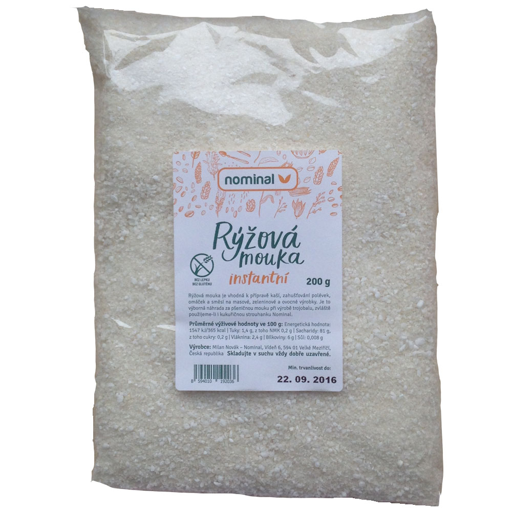 8594010192036 EAN - Nominal Rýžová Mouka Instantní 200 G | UPC Lookup